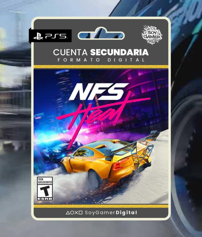 SECUNDARIA Need for Speed Heat PS5 - PS5